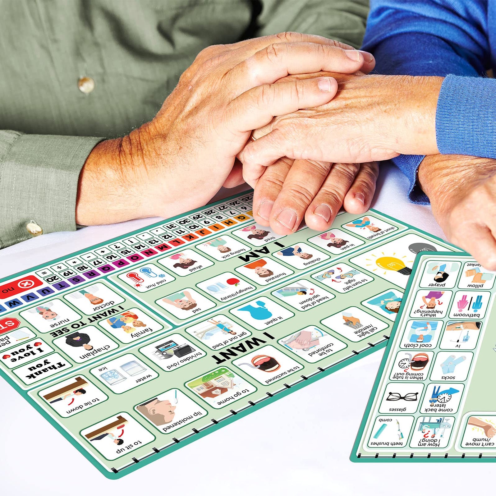 6 Pcs Communication Board for Nonverbal Adults Aphasia Communication B
