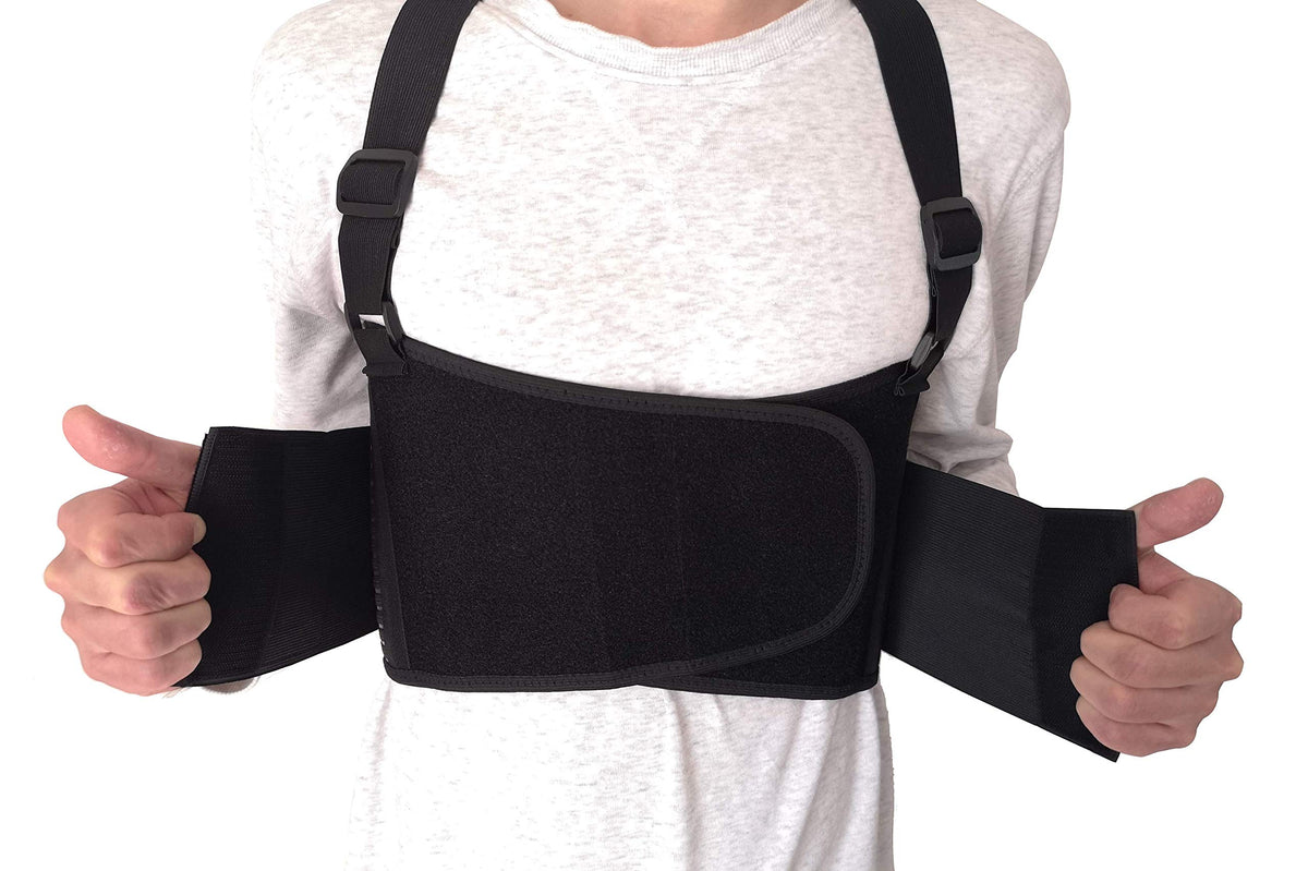 Solmyr Rib and Chest Support Brace, Broken Rib Brace, Breathable Rib B