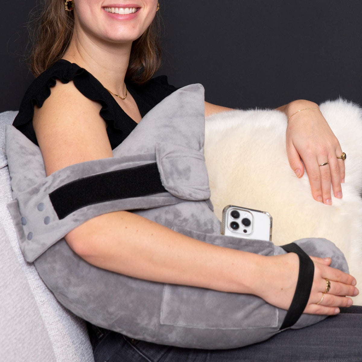 MOYOAMA Post Shoulder Surgery Pillow with Pocket- Rotator Cuff Pillows