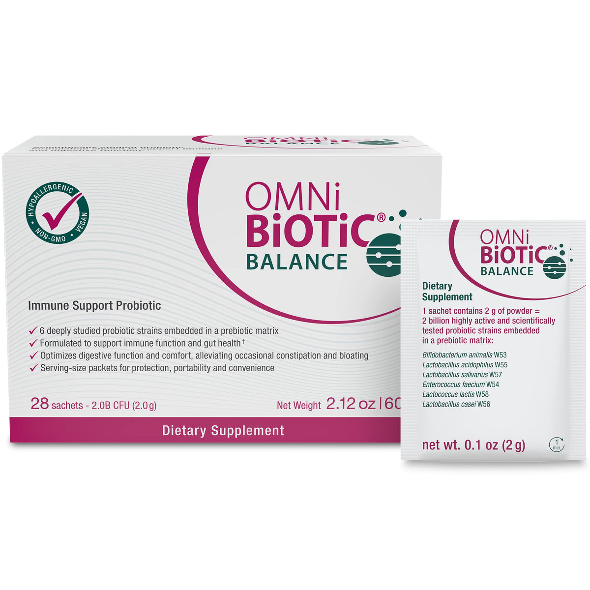OMNi BiOTiC Balance Probiotic Immune Support - Bifidobacterium & Lacto