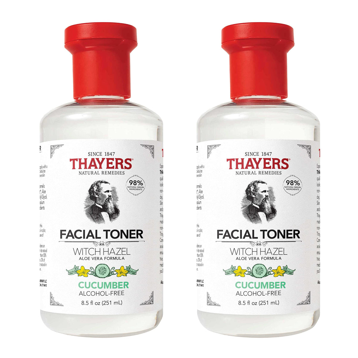 Thayers Alcohol-Free, Hydrating Cucumber Witch Hazel Facial Toner with
