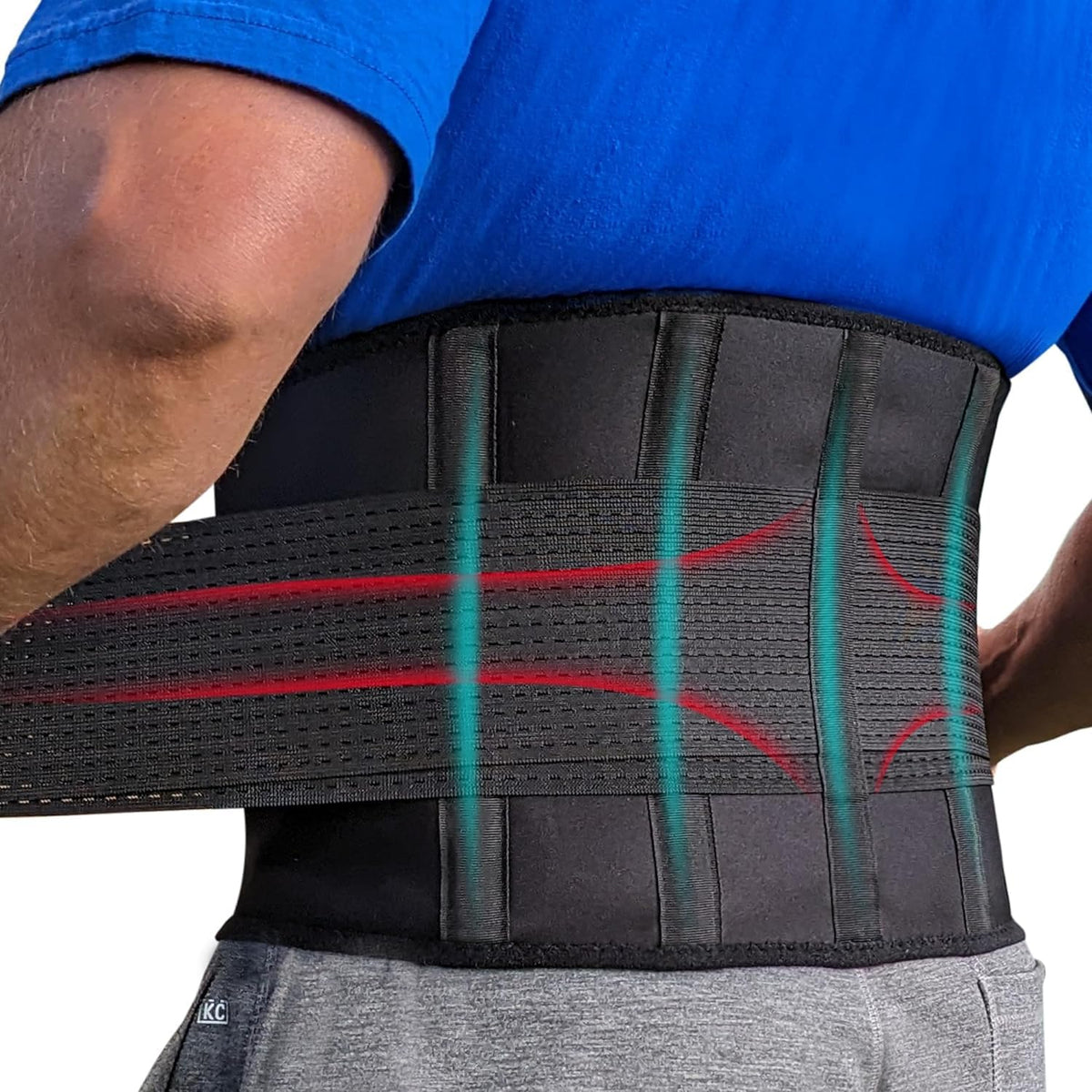 Back Brace For Lower Back Pain Women/Men, Elastic Lumbar Back Support