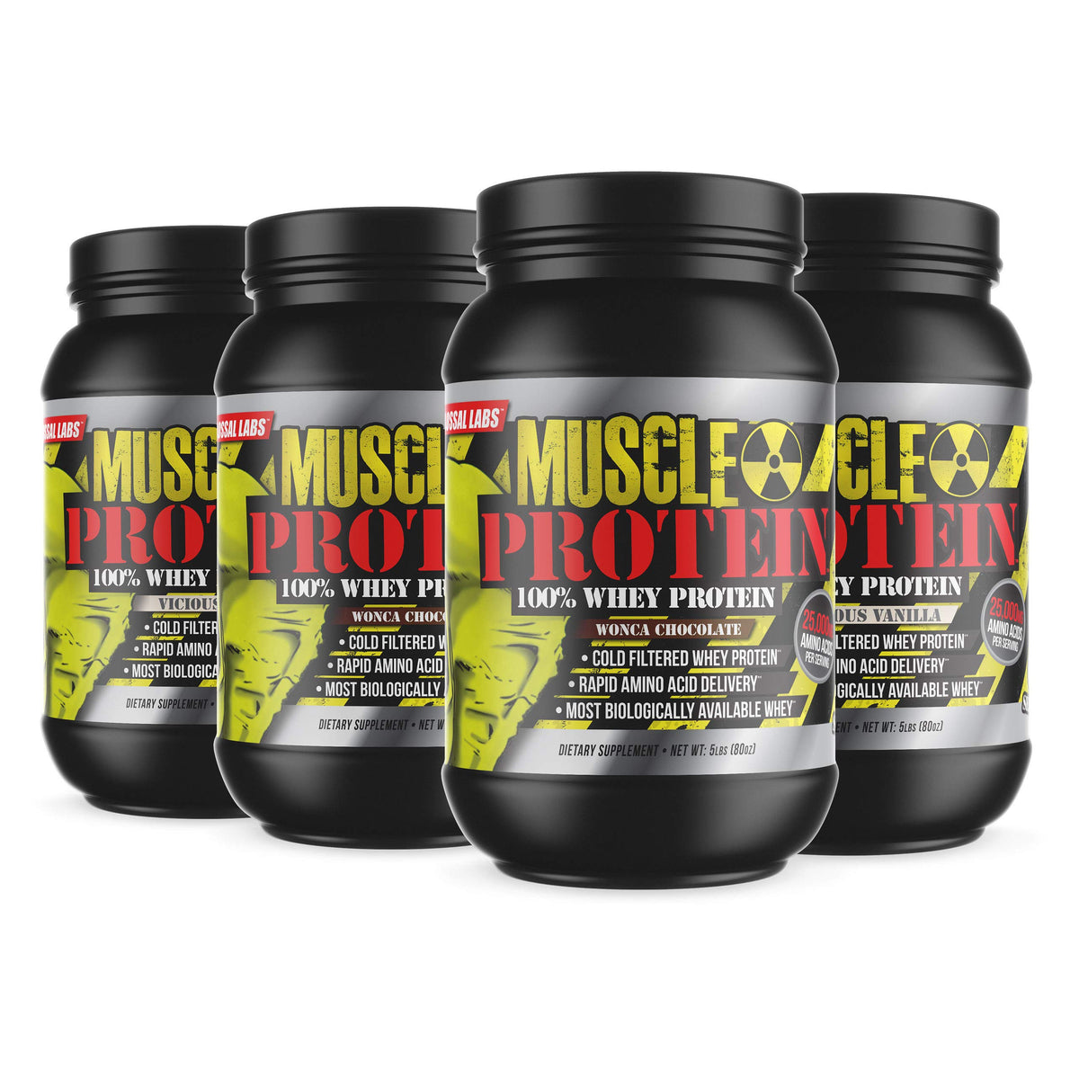 COLOSSAL LABS GL Monster Muscle Protein (20 Pound,Vanilla)