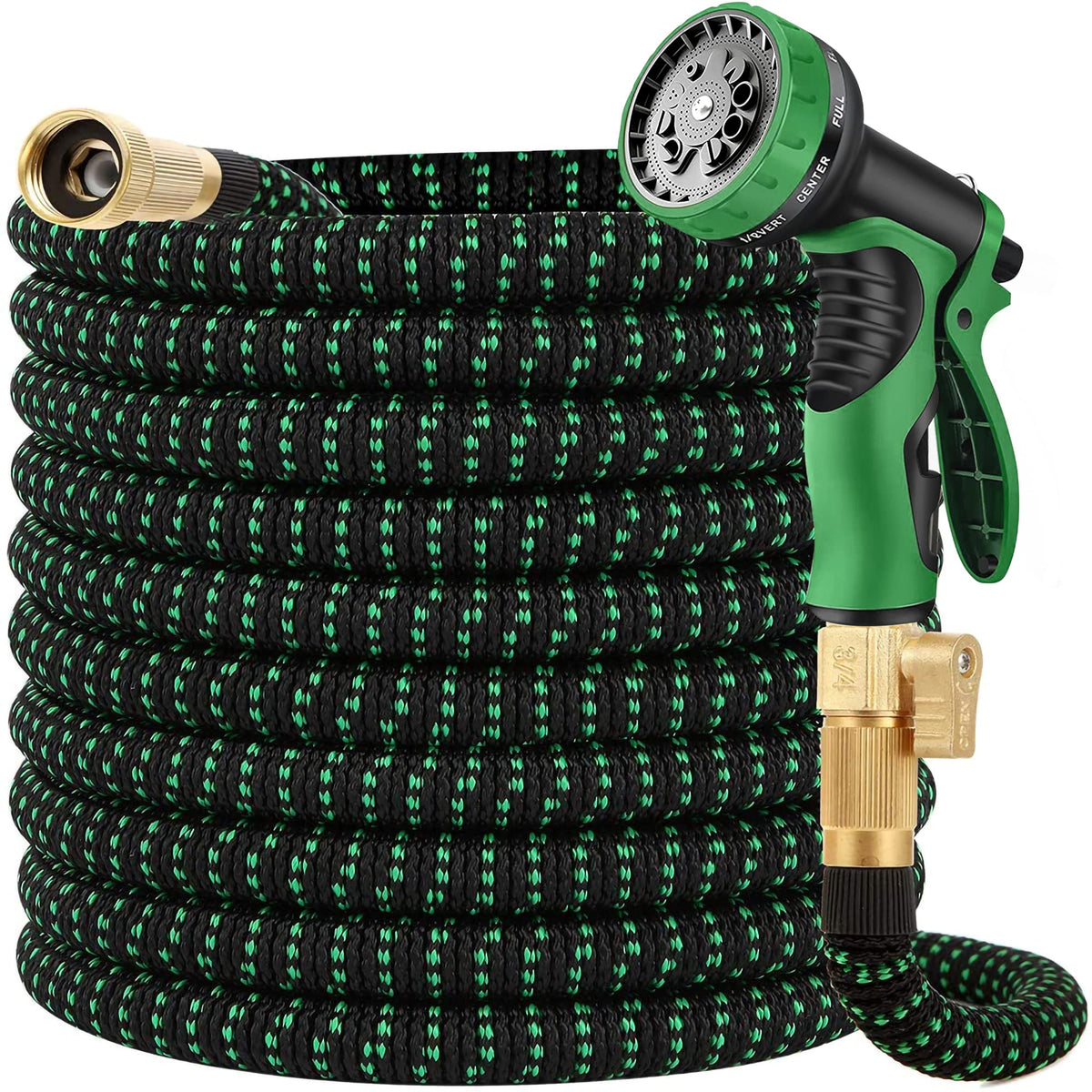 100 ft Expandable Garden Hose - All New 2024 Retractable Water Hose wi
