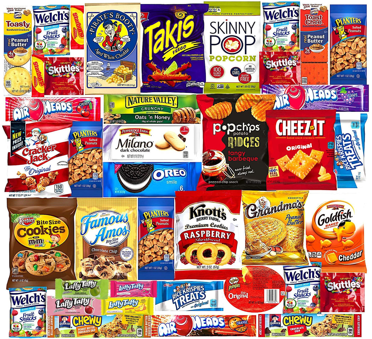 Ultimate Snacks Care Package Comes in Beautiful Gift Box- (40 count) B