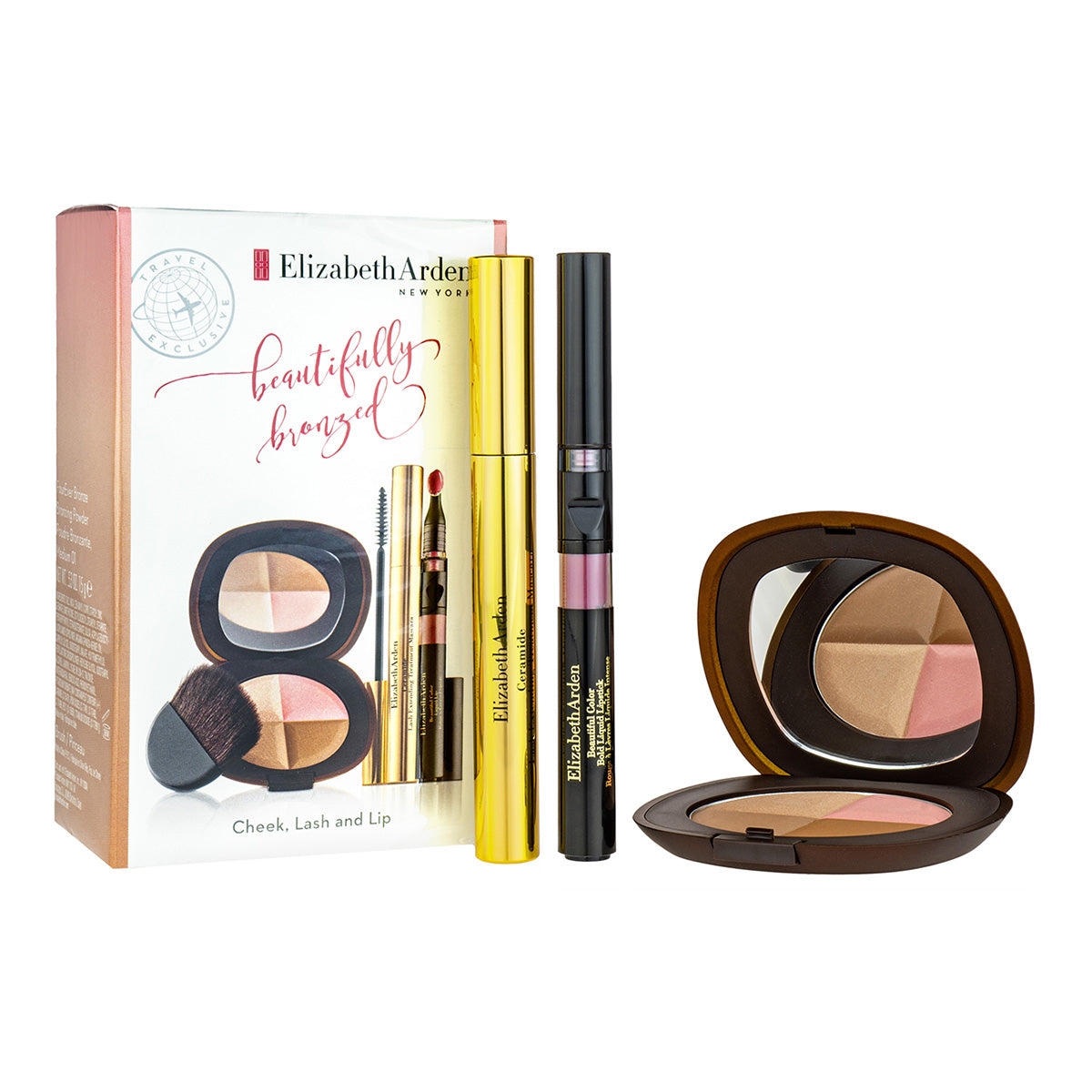 ELIZABETH ARDEN 3Pc Set Elizabeth Arden Beautifully Bronzed Cheek, Las