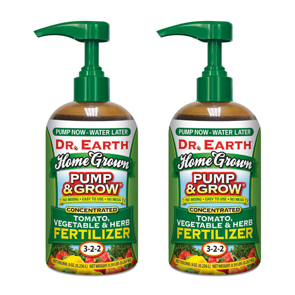 Dr. Earth Pump & Grow Organic Tomato Vegetable 3-2-2 Fertilizer 16oz L