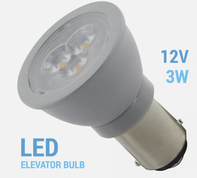 Satco S29005 GBF ELEVATOR LED Bulb 12V 3W =20W ALR12 DC Bayonet BA15d ...
