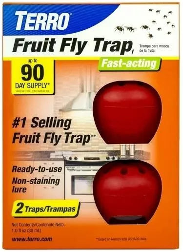 TERRO Indoor Fruit Fly Trap (2-count) | Terro Traps In – Built With Wi