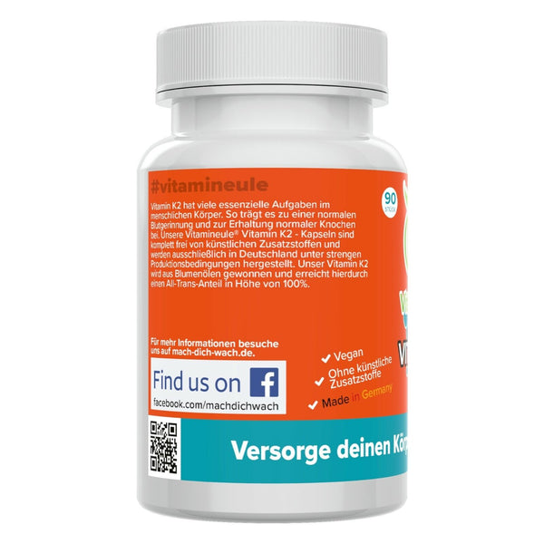 VITAMIN OWL K2 Capsules - 200μg MK7 All Trans Vegan - High Dose – kate ...