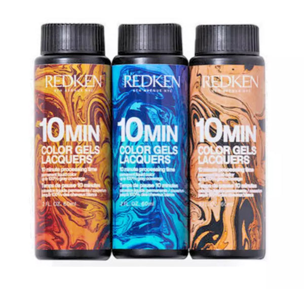 REDKEN 10 Minute Color Gels Permanent Liquid Hair Color (4NW Maple ...