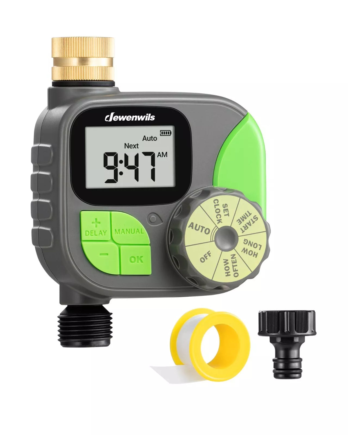DEWENWILS Sprinkler Timer, Outdoor Water Timer for Garden Hose, Progra
