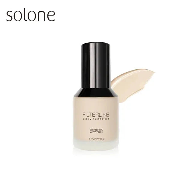 [SOLONE] Filterlike Serum Silky Matte Finish Liquid Foundation SPF50++