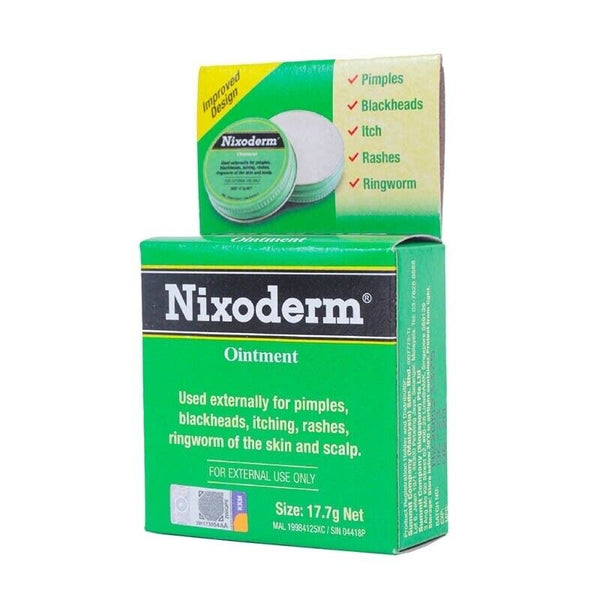 Nixoderm Ointment Skin Problems Acne Rashes Eczema & Ringworm 17.7g He ...