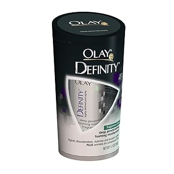 OLAY Definity Deep Penetrating Foaming UV Moisturizer SPF15 1.7 oz ...
