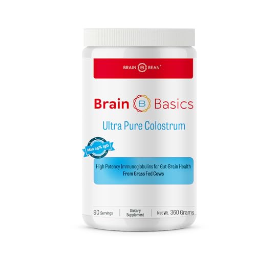 Brain Basics Ultra-Pure Colostrum, 4000mg per Serving, Min 25% IgG ant
