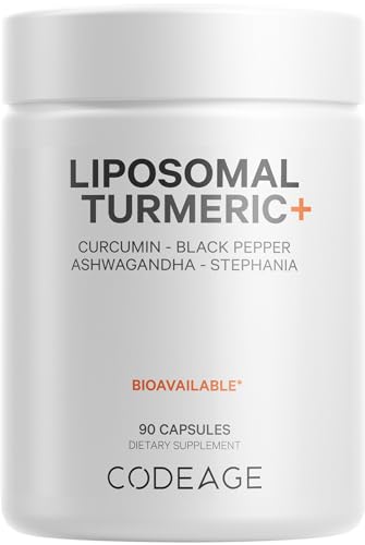 Codeage Organic Turmeric Supplement - 95% Curcumin Extract Pills - Lip