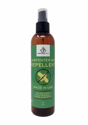 Donaldson Farms Carpenter Bee Repellent Spray, 8oz, All Natural for Ou