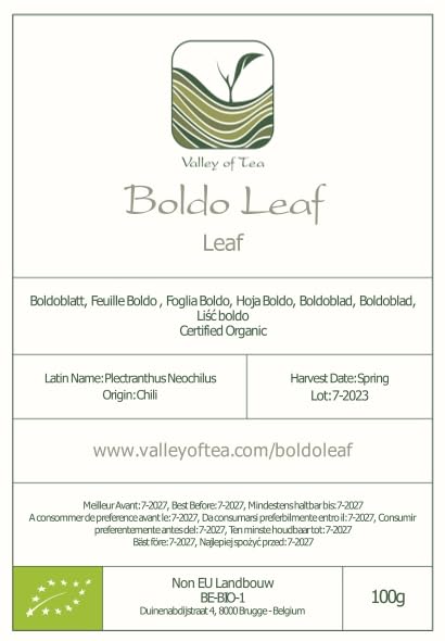 Boldo Leaves Tea Organic - Boldo Leaf - Te de Boldo Organico - Peumus ...