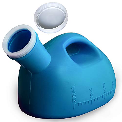 Urinals for Men Portable Male Urinal with lid 2000 ml/66 oz Large Capa