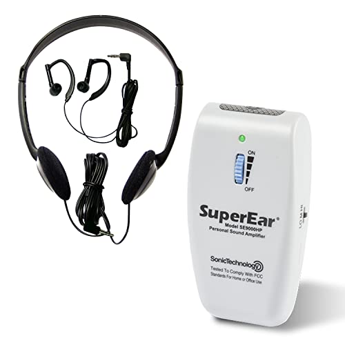 SuperEar Rechargeable Personal Sound Amplifier Model SE9000HP (PSAP)