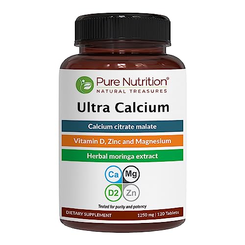 Pure Nutrition Ultra Calcium Citrate 1250 mg | Highly absorbable Calci