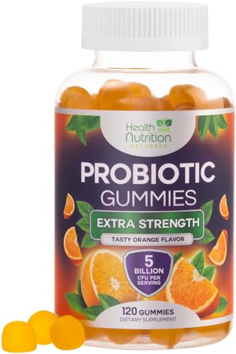 Daily Probiotic Gummies - 5 Billion CFU, Extra Strength Probiotic Supp