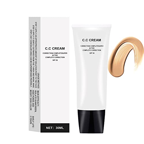 BSMAX Skin Tone Adjusting CC Cream SPF 50,Cosmetics CC Cream, Colour C ...