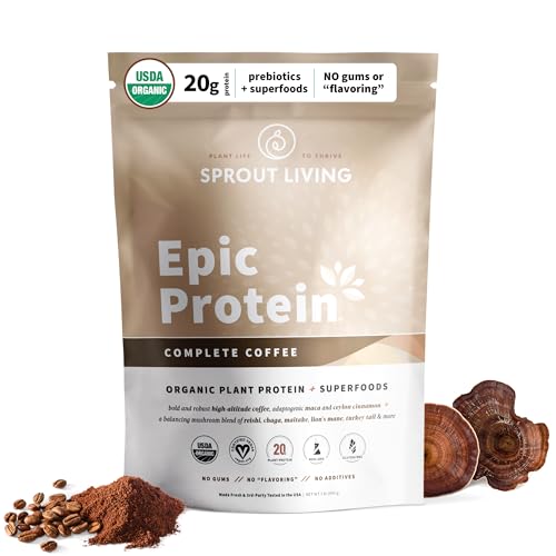 Sprout Living, Epic Protein, Plant Based Protein & Superfoods Powder,