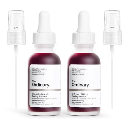 Pump (2 pack) Bundle with Ordinary AHA 30% + BHA 2% Peeling Solution 3