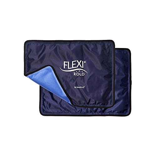 FlexiKold Reusable Gel Large Ice Pack with Straps – Cold Compress Gel