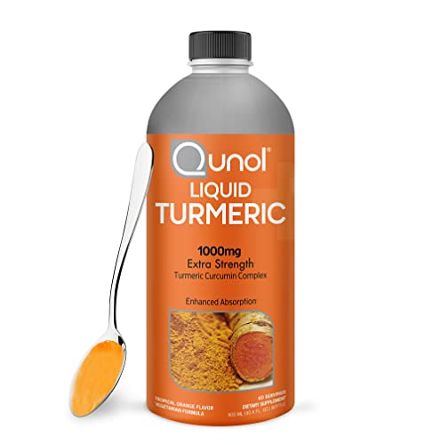 Qunol Liquid Turmeric Curcumin with Black Pepper, Turmeric Supplement