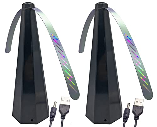 PATIOSIR Table Food Fan, USB or Batteries Powered Food Spinner Portabl