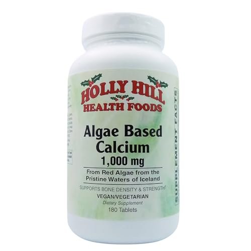 Holly Hill Health Foods Algae Based Calcium 1,000 mg, 180 Tablets