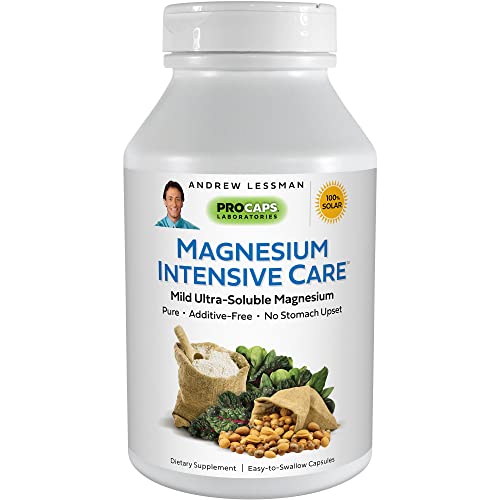 Andrew Lessman Magnesium Intensive Care 500 Capsules – 200mg Mild Ultr