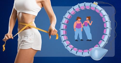 65inch 32 Knots Plus Size Quiet Weighted Hula Infinity Fitness Detacha ...