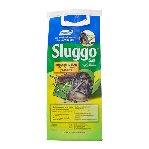 Monterey LG6510 Sluggo Wildlife and Pet Safe Slug Killer, 10-Pound Bag