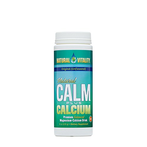 Natural Vitality Calm PLUS Calcium Supplement Powder, Original - 8 oun