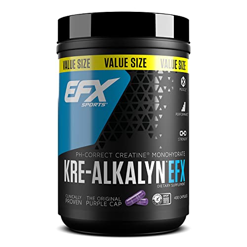 EFX Sports Kre-Alkalyn EFX | pH Correct Creatine Monohydrate Pill Supp ...