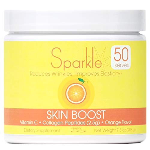 Sparkle Skin Boost (Orange) [50-Serves] Verisol Collagen Peptides Prot