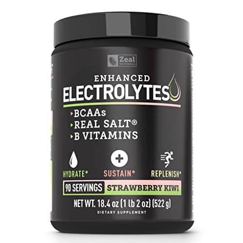 Enhanced Electrolyte Powder (Strawberry Kiwi | 90ct.) Sugar Free + BCA