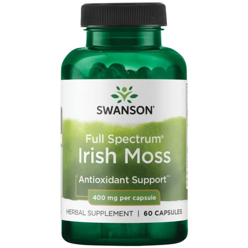 Swanson Full Spectrum Irish Moss 400 Milligrams 60 Capsules — kate ...
