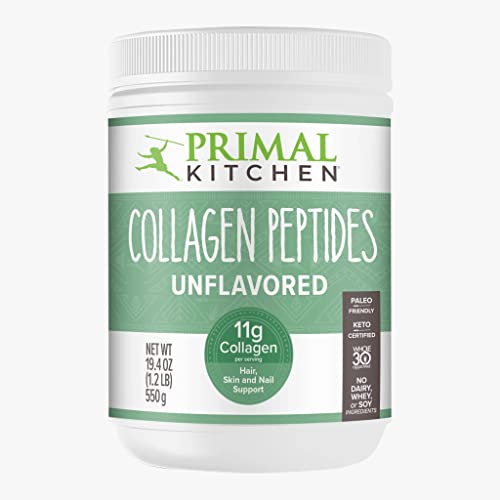 Primal Kitchen Collagen Peptides, Unflavored Collagen Powder, 1.2 Poun