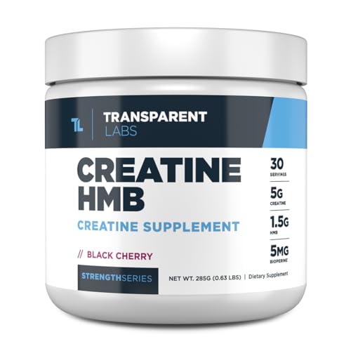 Transparent Labs Creatine HMB - Creatine Monohydrate Powder with HMB f ...