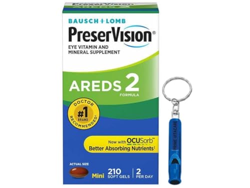 Vision ARED - Mini Softgels 210 Count, Eye Vitamin and Mineral Supplem ...