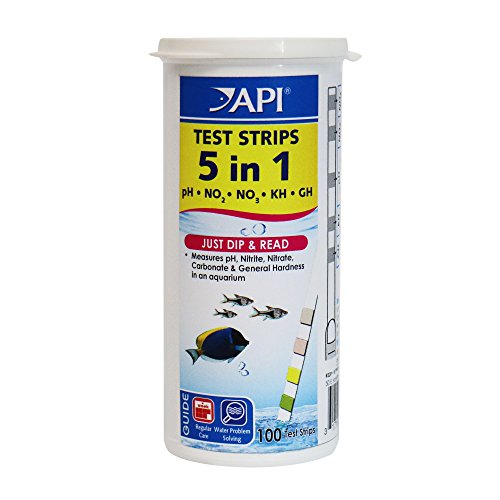 API 5-IN-1 TEST STRIPS Freshwater and Saltwater Aquarium Test Strips 1