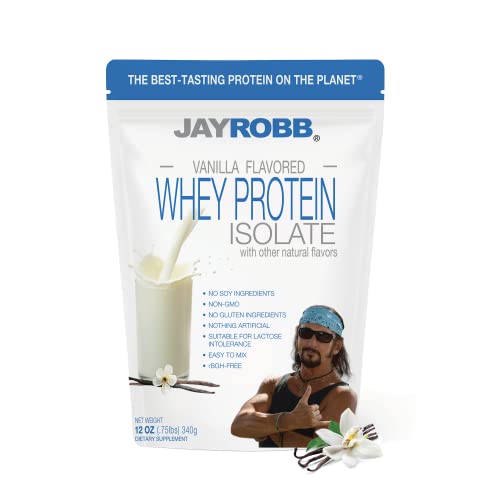 Jay Robb Whey Protein (Vanilla, 12 oz)