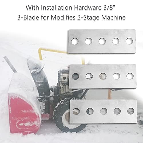 KitchenKipper 3 Pack Universal Snow Blower Impeller Modification Kit w ...