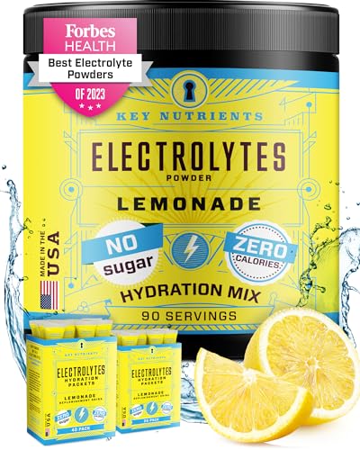 KEY NUTRIENTS Electrolytes Powder No Sugar - Refreshing Lemonade Elect