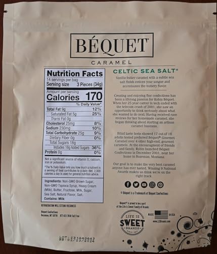 Bequet Caramel Celtic Sea Salt, 17.1 Ounce – kate-minimalist